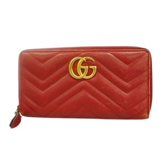 Gucci Pre-owned Long wallet (bi-fold) - Femme - Pre-owned - Rouge - Taille: ONE Size