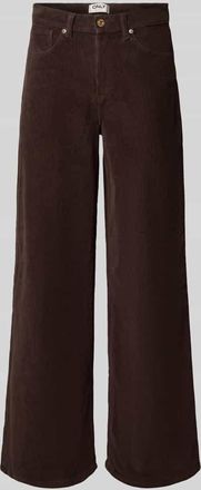 Only Wide Leg Cordhose aus Baumwoll-Mix Modell HOPE