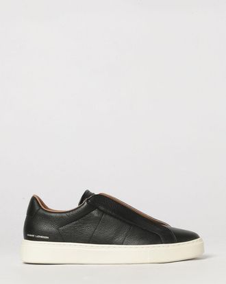 Crime London Superlight Slip-On-Sneaker aus Leder mit laminiertem Logo