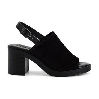Tamaris Femme, Chaussures, Noir, Taille: 38 EU Sandales Plates &agrave; Talon