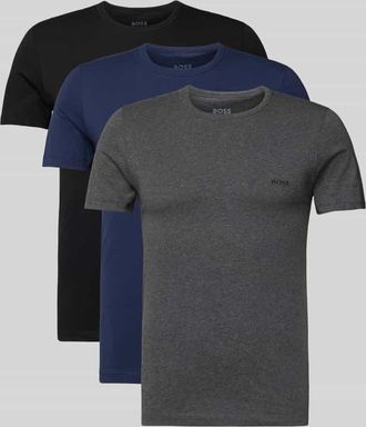 HUGO BOSS Regular Fit T-Shirt aus reiner Baumwolle im 3er-Pack Modell CLASSIC
