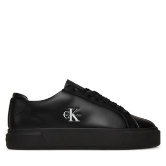 Calvin Klein Sneakers Calvin Klein Basket Cupsole Laceup Lth Ml YW0YW01945 Schwarz