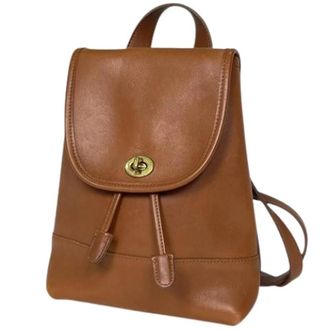 Coach Pre-owned Lederrucksack - - Pre-owned - Damen - Braun - ONE SIZE