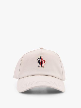 Moncler Cotton baseball hat with logo patch - MONCLER GRENOBLE - gender_Woman
