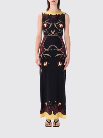 Marine Serre Kleid Damen Farbe Schwarz