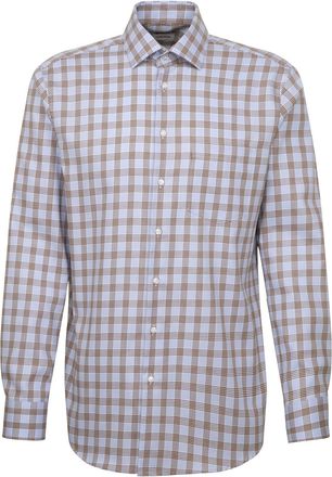 Seidensticker Herren Business Hemd - Regular Fit - B&uuml;gelfrei - Kent-Kragen - Langarm - 100% Baumwolle