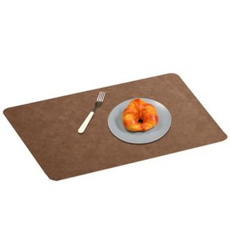 Generico Individuelles Kochgeschirr aus Leder, hitzebest&auml;ndig, f&uuml;r Zuhause, B&uuml;ro, Party, Restaurant, Picknick und Terrasse, f&uuml;r Familien, Apartment, B&uuml;ro, Zuha