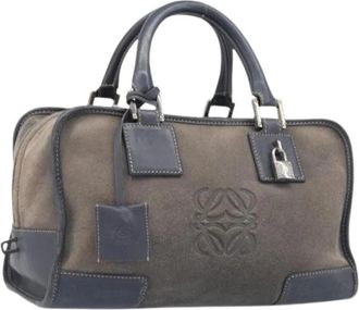 Loewe Sac &agrave; main Pre-owned - Femme - Pre-owned - Gris - Taille: ONE Size