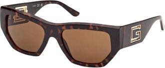 Guess Femme, Accessoires, Brun, Taille: 54 MM Lunettes de soleil