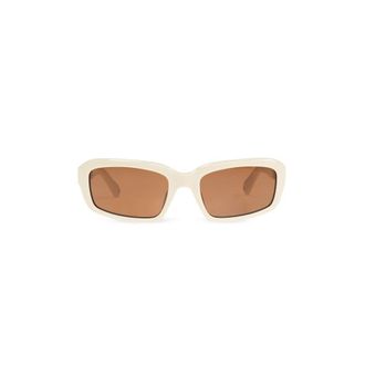 Jacquemus Rechteckige Sonnenbrille - - Accessories - Damen - Beige - ONE SIZE