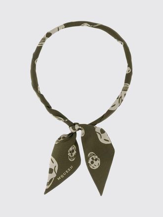 Alexander McQueen McQueen Bandeau en pure soie &agrave; imprim&eacute; Skull
