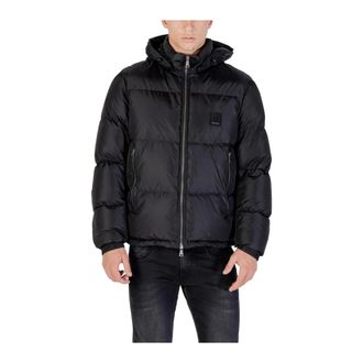 A|X Armani Exchange Kapuzenjacke mit Rei&szlig;verschluss und Fronttaschen - - Jackets - Herren - Schwarzk - XS