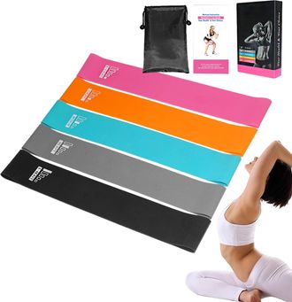Generic Widerstandsb&auml;nder,Multifunktionale elastische Homegym Fitnessausr&uuml;stung | B&auml;nder f&uuml;r das Beinkrafttraining | f&uuml;r Frauen M&auml;dchen Jugendliche Teenager S