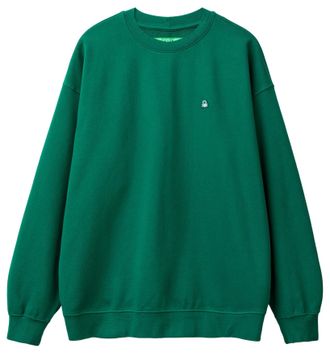 Benetton Herren Trikot G/C M/L 342zu1093 Kapuzenpullover, grün, XXXL