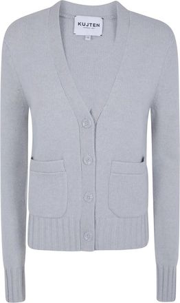 Kujten Kujten - Milena Cardigan - Femme - Pulls - Gris - Taille: 42 FR
