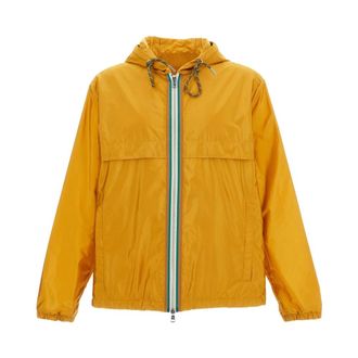 Moncler Homme, Vestes, Jaune, Taille: 2XL Nidge Hooded Zip Jacket