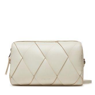 Calvin Klein Handtasche Calvin Klein Ck Woven Camera Bag K60K613002 &Eacute;cru