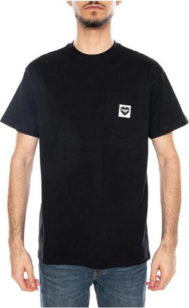 Carhartt Work in Progress Homme, Tops, Noir, Taille: XL S/S Pocket Heart T-Shirt