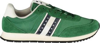 Tommy Jeans Herren TJM Runner Casual ESS Em0Em01351 Niedriges Oberteil, Green (Terrain), 45 EU