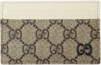 Gucci unisex, Pre-owned, Beige, Taille: ONE Size Portefeuille en cuir Pre-owned