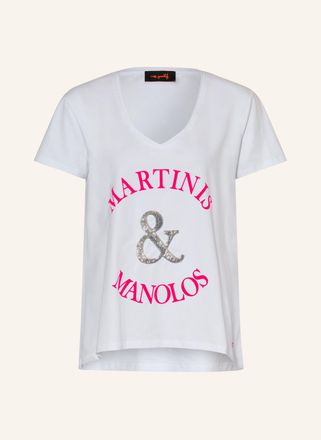 Miss Goodlife Miss Goodlife T-Shirt Mit Pailletten weiss