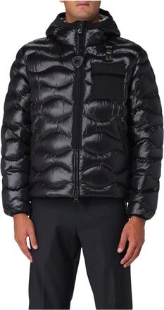 Blauer Herren, Jacken, Schwarzk, XLGröße