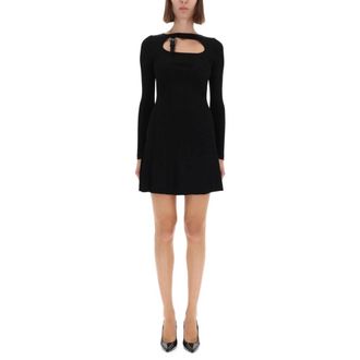 Versace Jeans Couture Ausgestelltes Mini-Kleid - - Dresses - Damen - Schwarzk - S