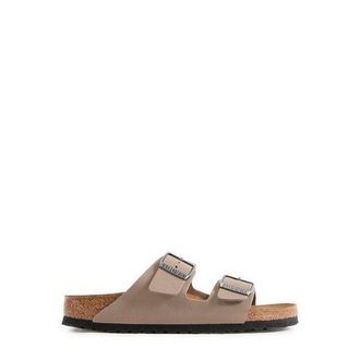 Birkenstock Sandales plates en cuir