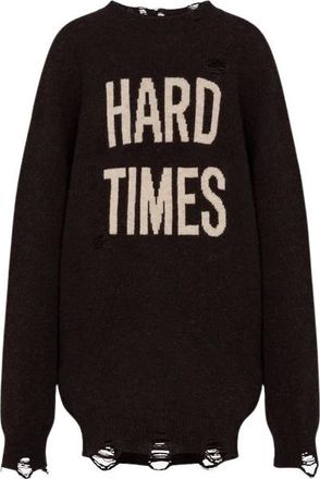 Moschino Femme, Pulls, Brun, Taille: 34 FR Pull Shetland en laine