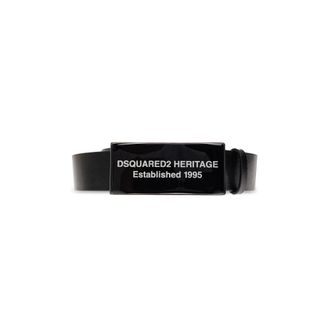Dsquared2 Heritage Lederg&uuml;rtel - - Accessories - Herren - Schwarzk - 95 CM