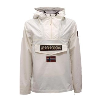 Napapijri Rainforest Summer Anorak Jacket - - Jackets - Herren - Wei&szlig; - L