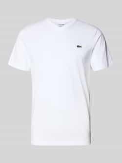 Lacoste Regular Fit T-Shirt aus reiner Baumwolle