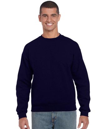 Gildan Herren Adult 50/50 Cotton/Poly. Sweat Sweatshirt, Blau (Navy), X-Large (Herstellergröße: XL)