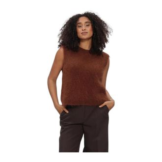 Summum Spencer Kid Mohair Strick - - Knitwear - Damen - Braun - L