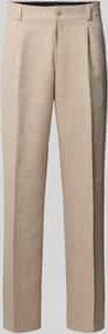 HUGO BOSS Modern Fit Anzughose mit Baumwoll und Leinen Anteil
