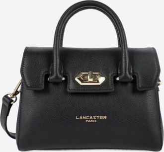 Lancaster Handtasche Lancaster Sac main A rabat avec fermoir Mini Milano Cosmos Noir