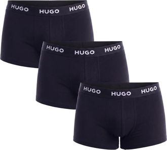 HUGO BOSS Homme, Sous-v&ecirc;tements, Noir, Taille: XS Pack de Trois Boxers