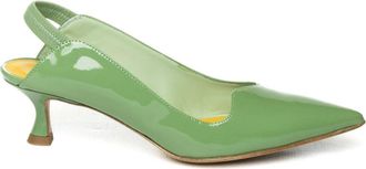 Mara Bini Chanel Slingback - - Shoes - Damen - Gr&uuml;n - 40 EU
