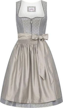 Nübler Trachtenkleid Midi Dirndl Georgina in Graphite von Nübler