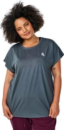 Zizzi Active by T-shirt à manches courtes pour femme Grandes tailles 42-60, Urban Chic, 50-52 grande taille