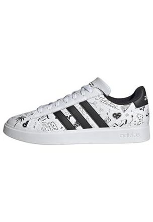 adidas Shoes - Low Grand Court 2.0, FTWR White/Core Black/Core Black, ID4474, 8