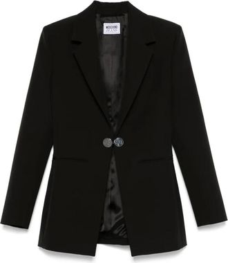 Moschino Femme, Vestes, Noir, Taille: 38 FR Giacca