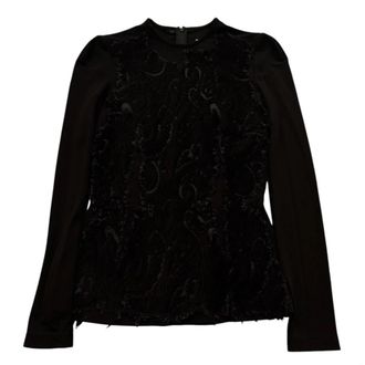 Maison Margiela Round-Neck Strickwaren - - Blouses & Shirts - Damen - Schwarzk - XS