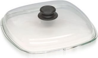 Riess 0699-108, Glasdeckel eckig 28 * 28cm, Höhe 8,0 cm, SILVRETTA