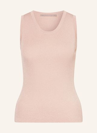 (The Mercer) N.Y. (The Mercer) N.Y. Stricktop Mit Glitzergarn rosa