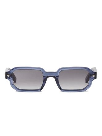 John Dalia lunettes de soleil &agrave; monture rectangulaire - Bleu