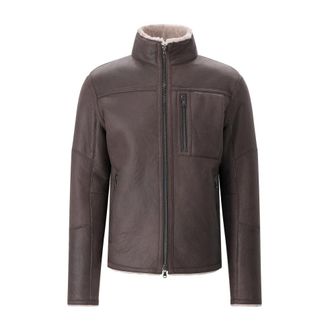 Werner Christ Lederjacke - - Jackets - Herren - Braun - 3XL
