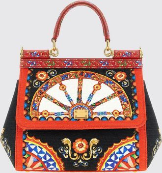 Dolce & Gabbana Sicily Mini-Handtasche mit Carretto Siciliano-Print