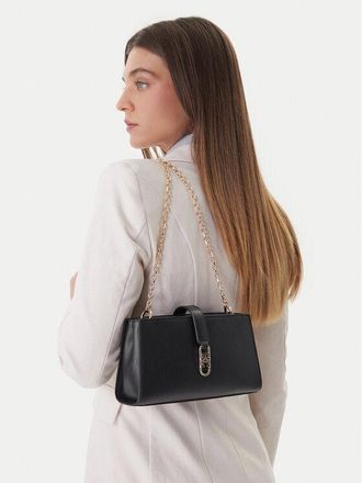 Tommy Hilfiger Handtasche Th Libre Chain Crossover AW0AW18614 Schwarz