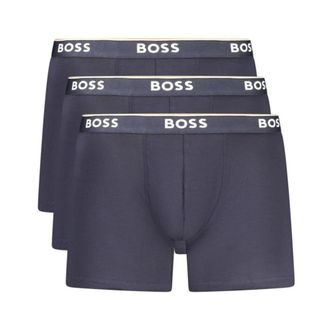 HUGO BOSS Baumwoll-Boxershorts - - Underwear - Herren - Blau - S